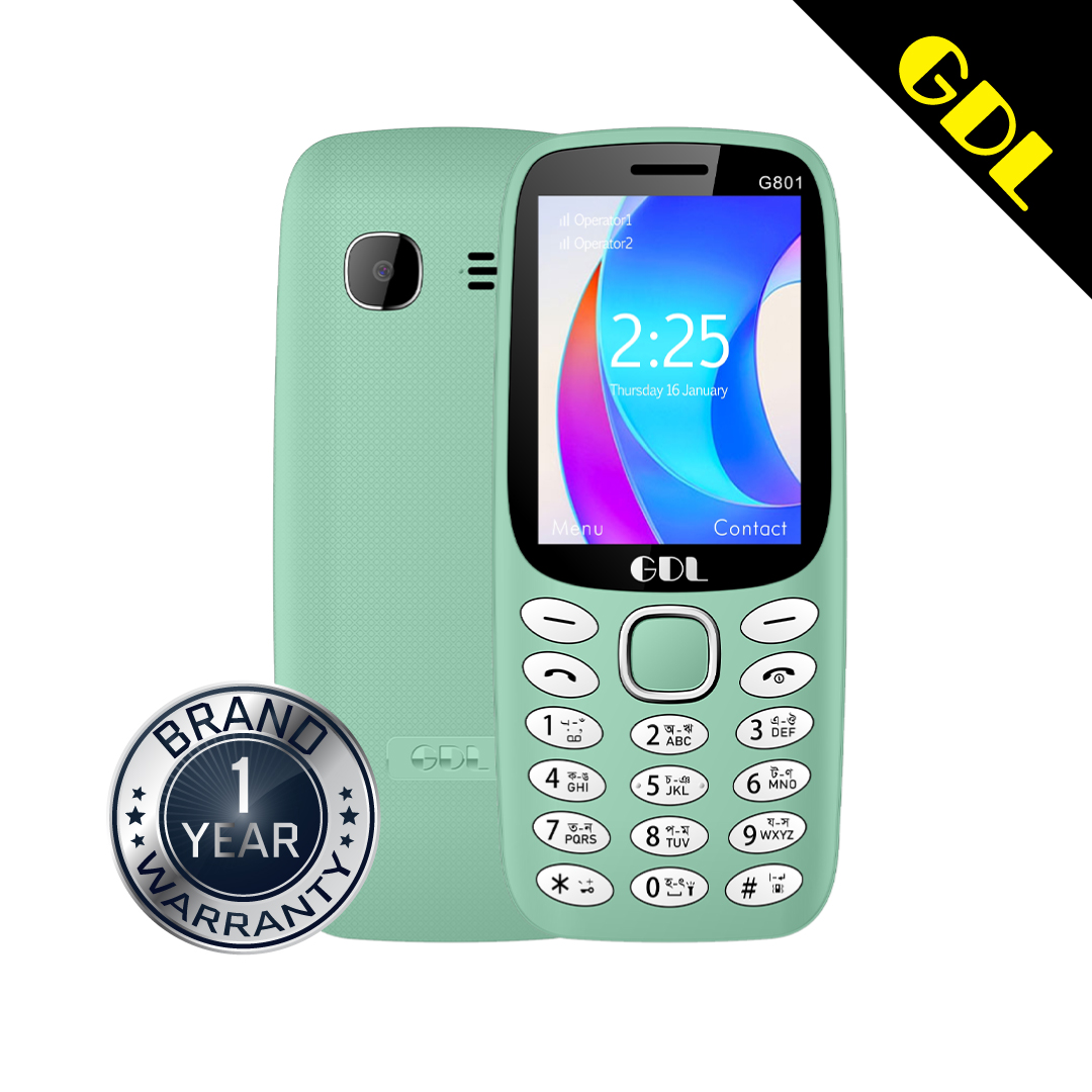GDL G801 Feature Phone | Button Phone Price in Bangladesh